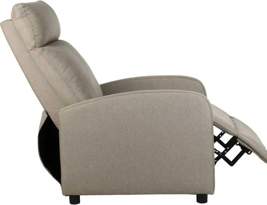 LuxuryForm DESIGN Televizní křeslo RUFO s polohováním - béžové