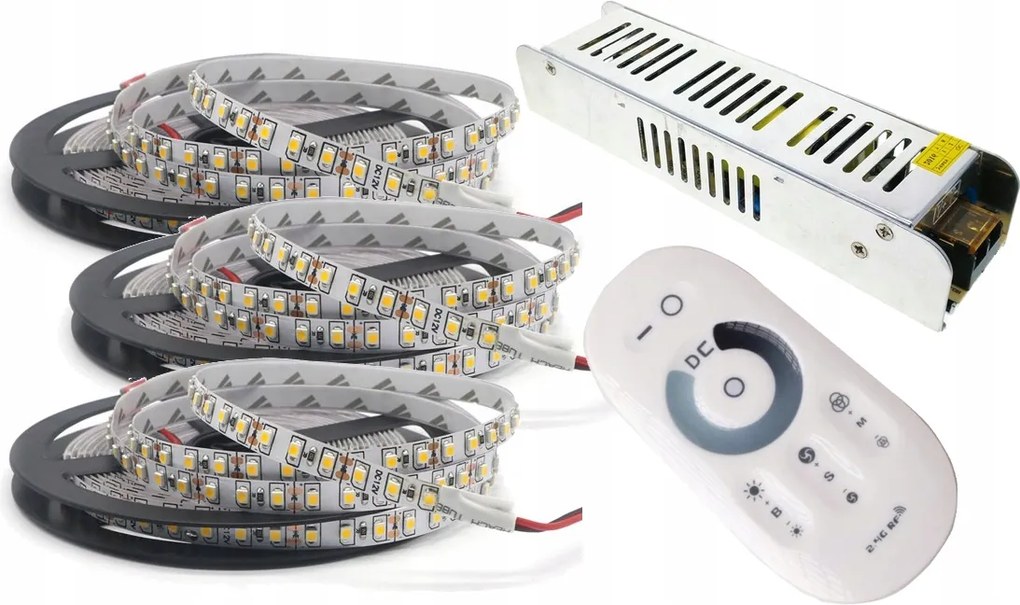 Set Led pásek 2835 IP20 15M Bílá Denní Dotyk