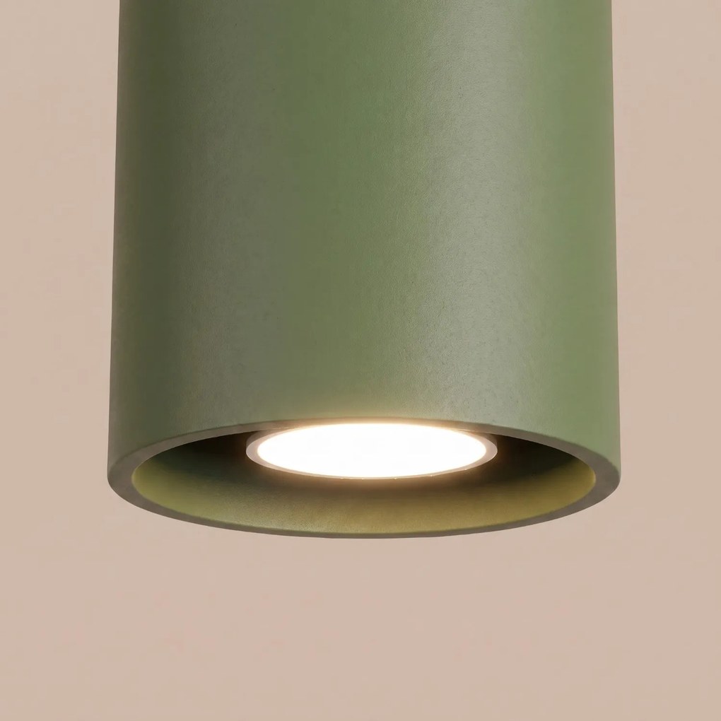 Sollux Lighting Stropní svítidlo ORBIS 1 olivově zelené