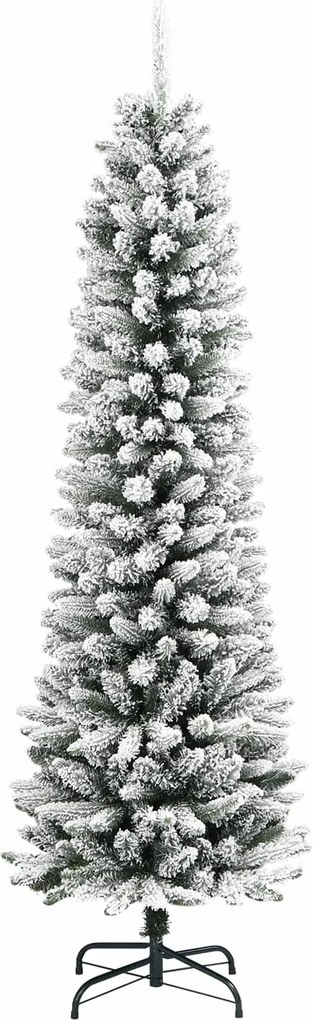 Umělý vánoční stromeček Bílá 150 cm PVC, kov a plast 3396095
