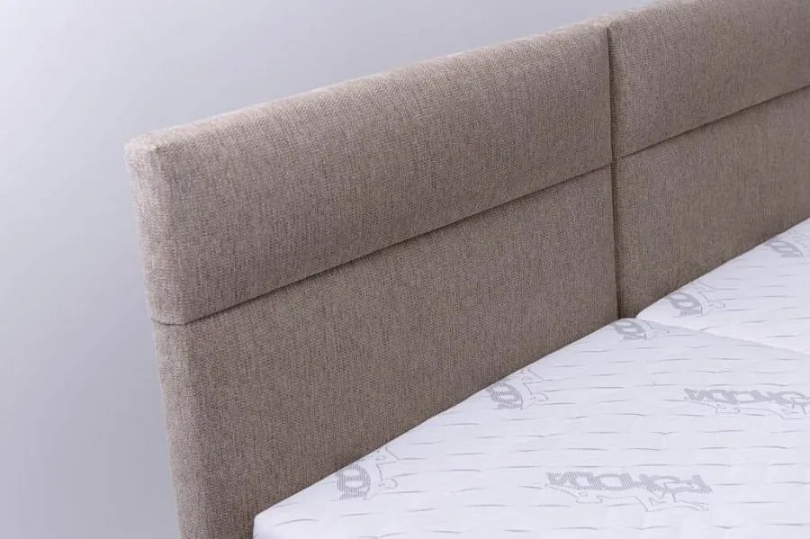 Pohoda Čalouněná postel FABIO s úložným prostorem a volně loženou matrací | Látka: Aragon 74,Šířka matrace: 180 cm