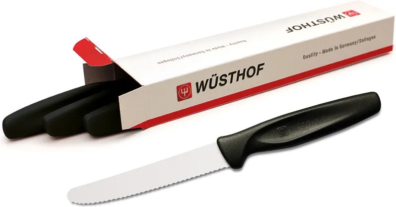 Wüsthof Nůž univerzální černý, sada 6 ks 9355