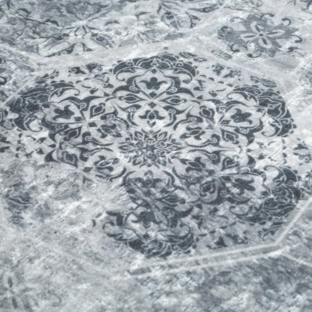 Koberec Lotus7, 160x220 cm, stříbrný