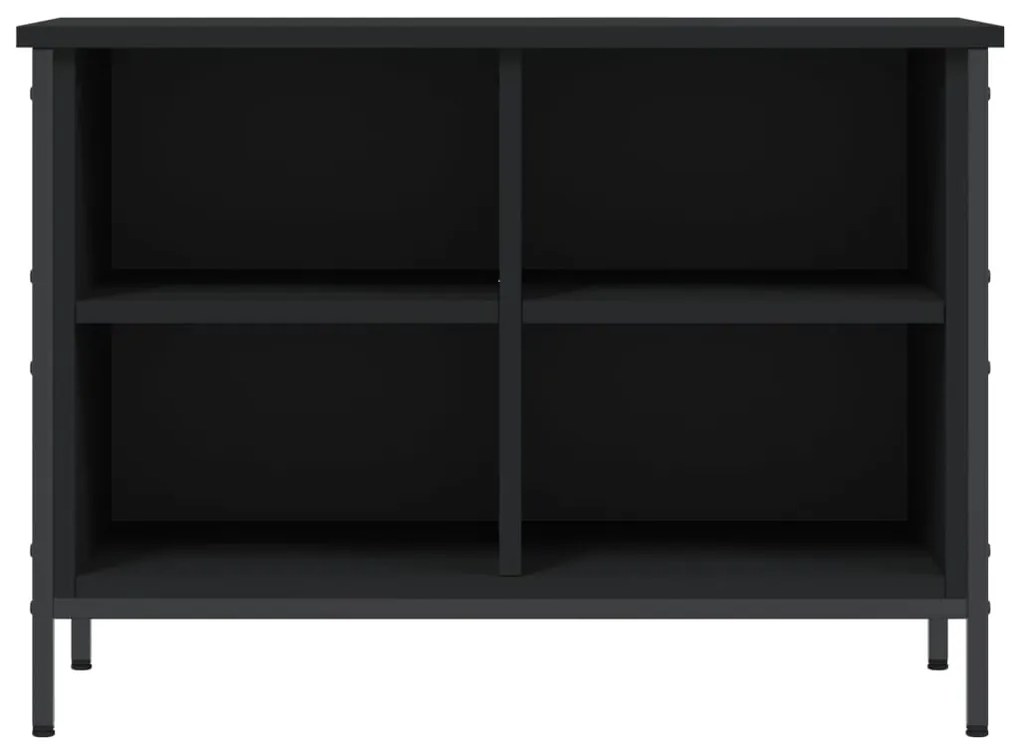 Botník černý 69 x 35 x 50 cm kompozitní dřevo - Default Title