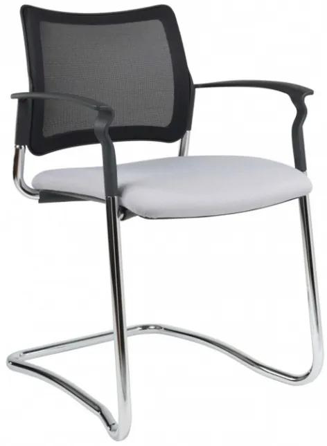 ANTARES 2170/S C NET Rocky/S NET - Jednací židle  - koženka růžová