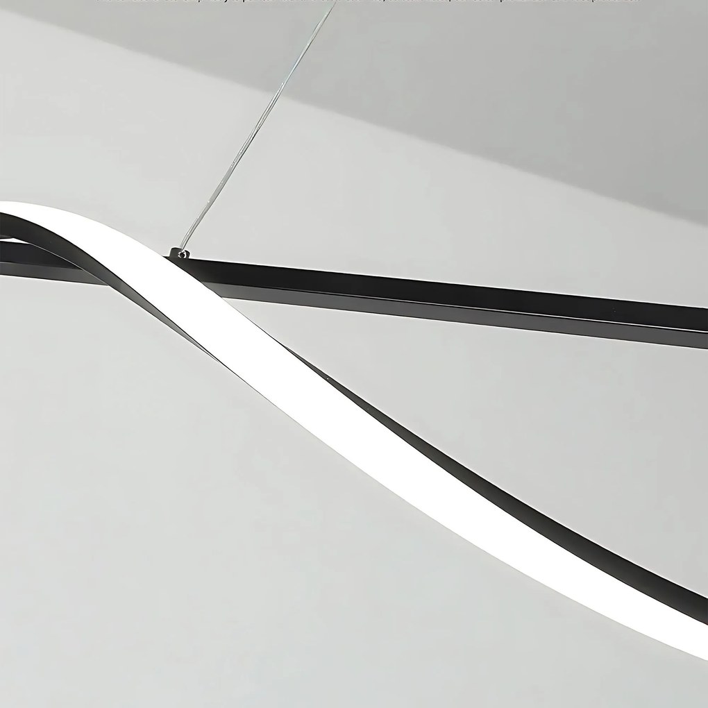 Toolight Závěsné LED osvětlení Modern D18 LHJ019-CP 120 cm černá