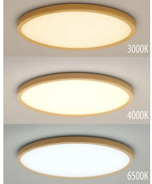 LED Stropní svítidlo LED/18W/230V 3000/4000/6500K pr. 23 cm béžová