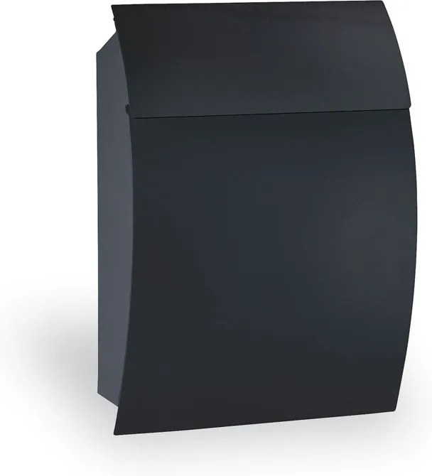COMSAFE Poštovní schránka HARROW, pozink - černá