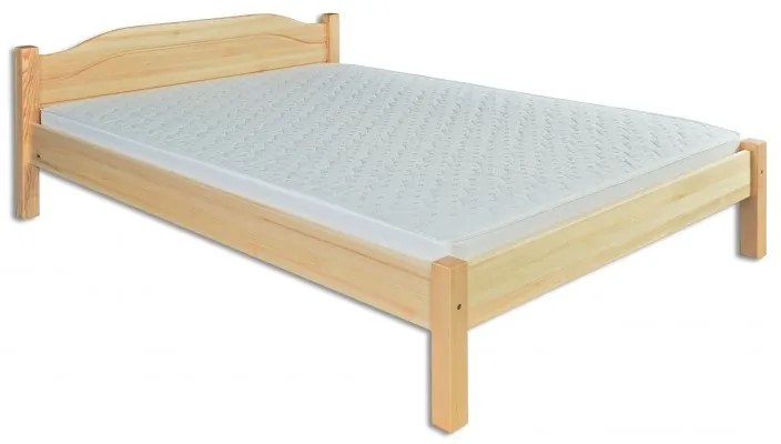 ImportWorld Dřevěná postel 160x200 Aleta (Barva dřeva: Borovice)