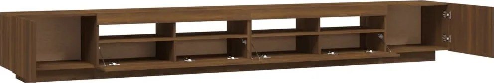 vidaXL TV skříňka s LED osvětlením 300x35x40 cm [3120178] Barva: dub sonoma