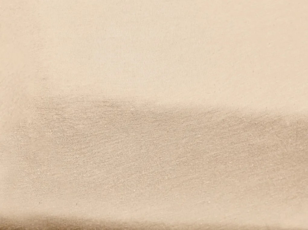Jersey prostěradlo do dětské postýlky meruňková 60 x 120 cm