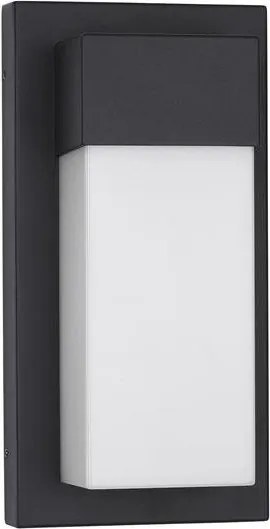 NV 9060202 Venkovní nástěnné svítidlo LETO černý hliník akrylový difuzor LED 18W 3000K 220-240V 120st. IP65 - NOVA LUCE