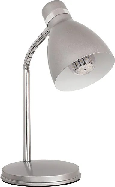 Stolní lampa Kanlux ZARA 07560 stříbrná