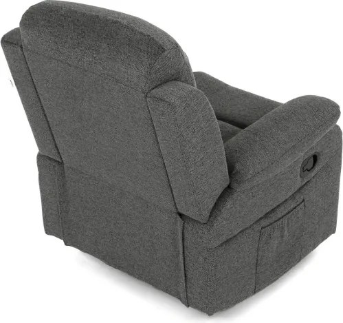 Polohovací křeslo šedé TV-4086 GREY2