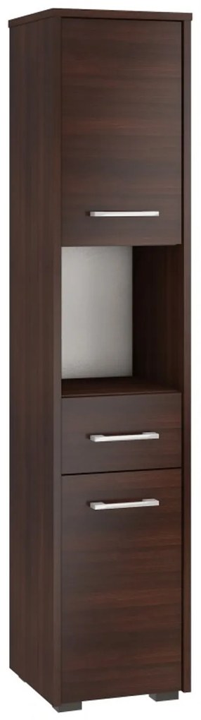Koupelnová skříňka Fin 2D 1SZ 1W wenge