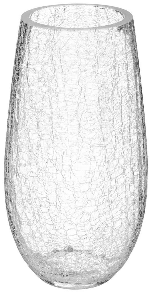 váza s rozbitým skleněným motivem, průměr 14 cm | BIANO