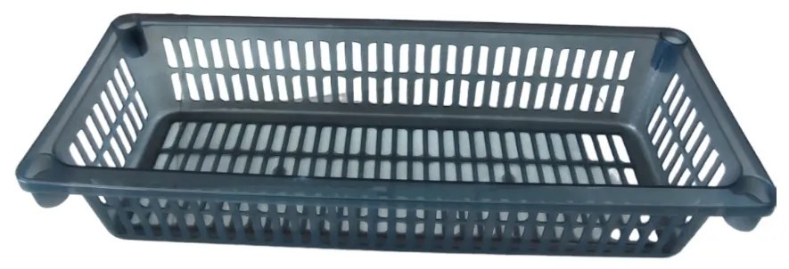 Orion Úložný koš, box a organizér extra hluboký 50cm x 20cm INVA, šedý