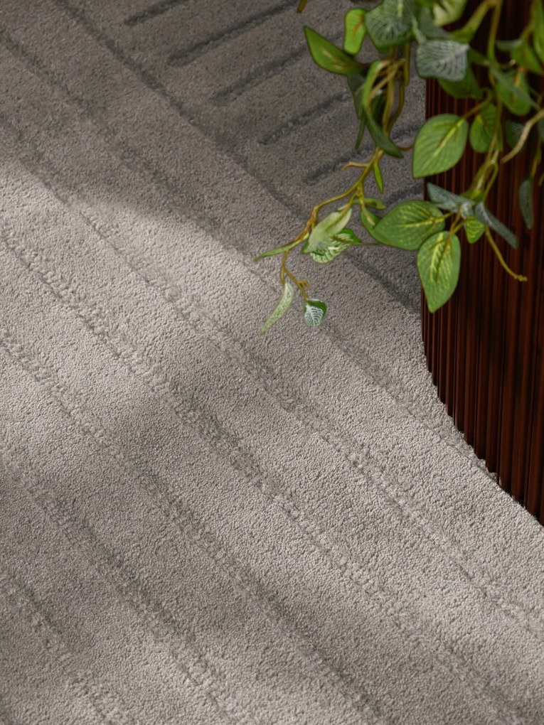 Vikosa, Kusový koberec Vikosa Arcura 106270 Light Grey kruh, 150x150 (průměr) kruh, šedá, ložnice