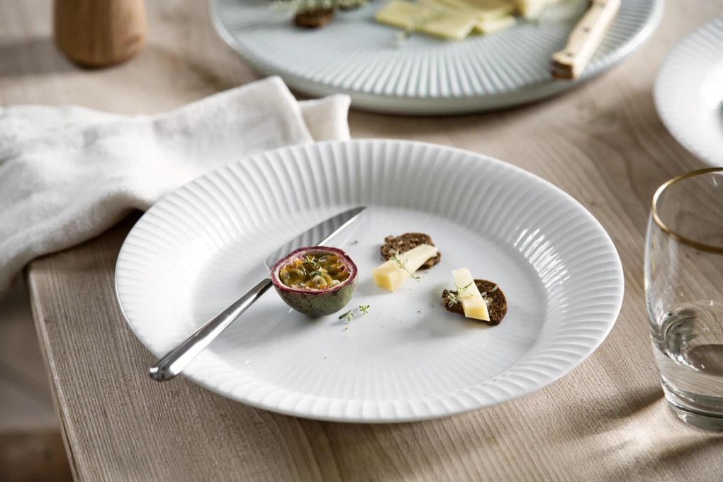KÄHLER Keramický obědový talíř Hammershøi White, bílá barva, keramika