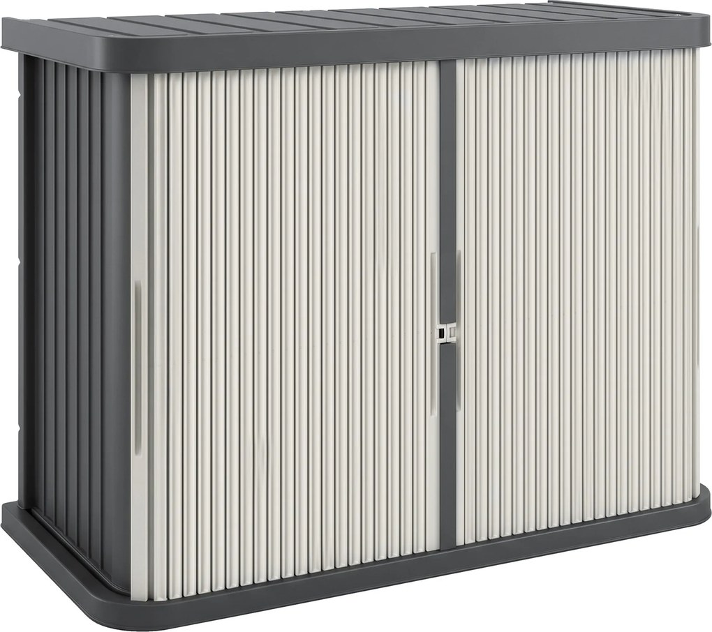 Outsunny Zahradní úložný box 480 l s posuvnými dveřmi