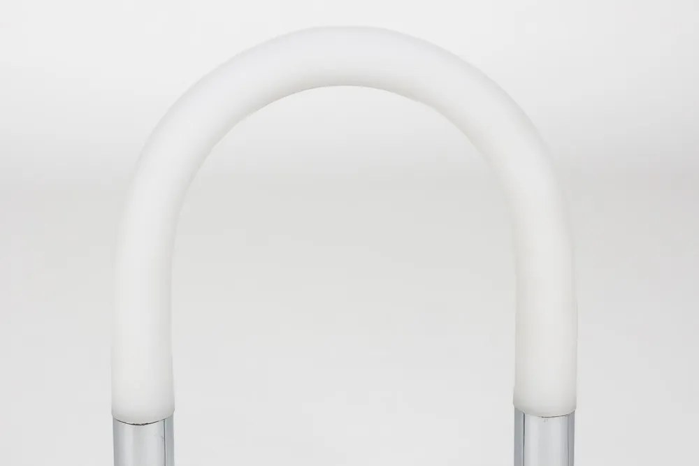 Kovová LED stmívatelná stolní lampa ve stříbrné barvě (výška 36 cm) Arch – Zuiver