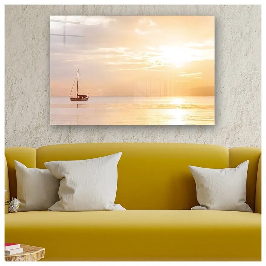 Skleněný obraz 70x50 cm Sea – Wallity