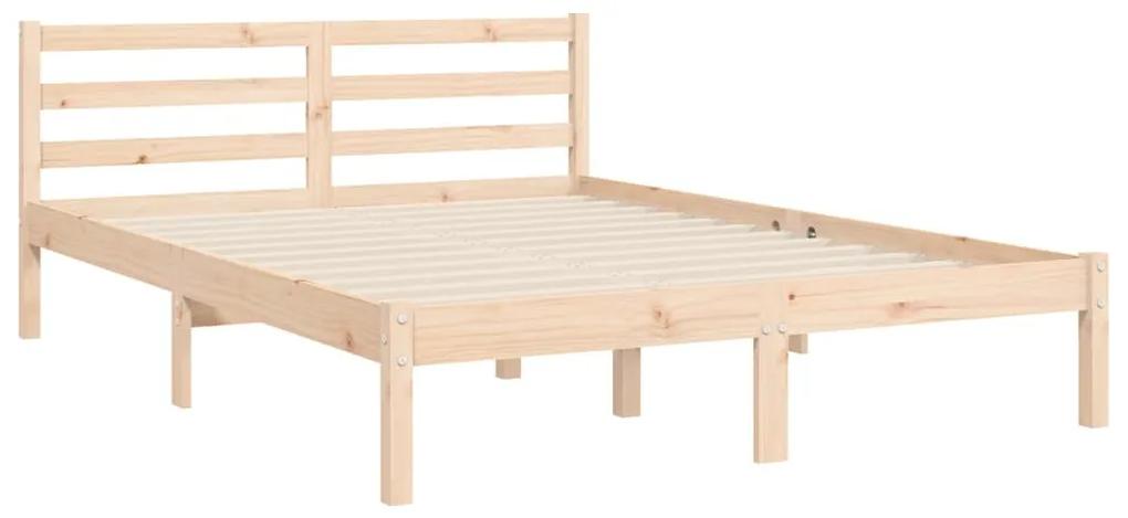 Rám postele s čelem Small Double masivní dřevo,  3194281