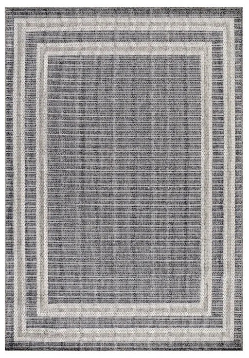 Ayyildiz, Kusový koberec Aruba 4901 grey – na ven i na doma, 60x100, šedá, chodba / předsíň