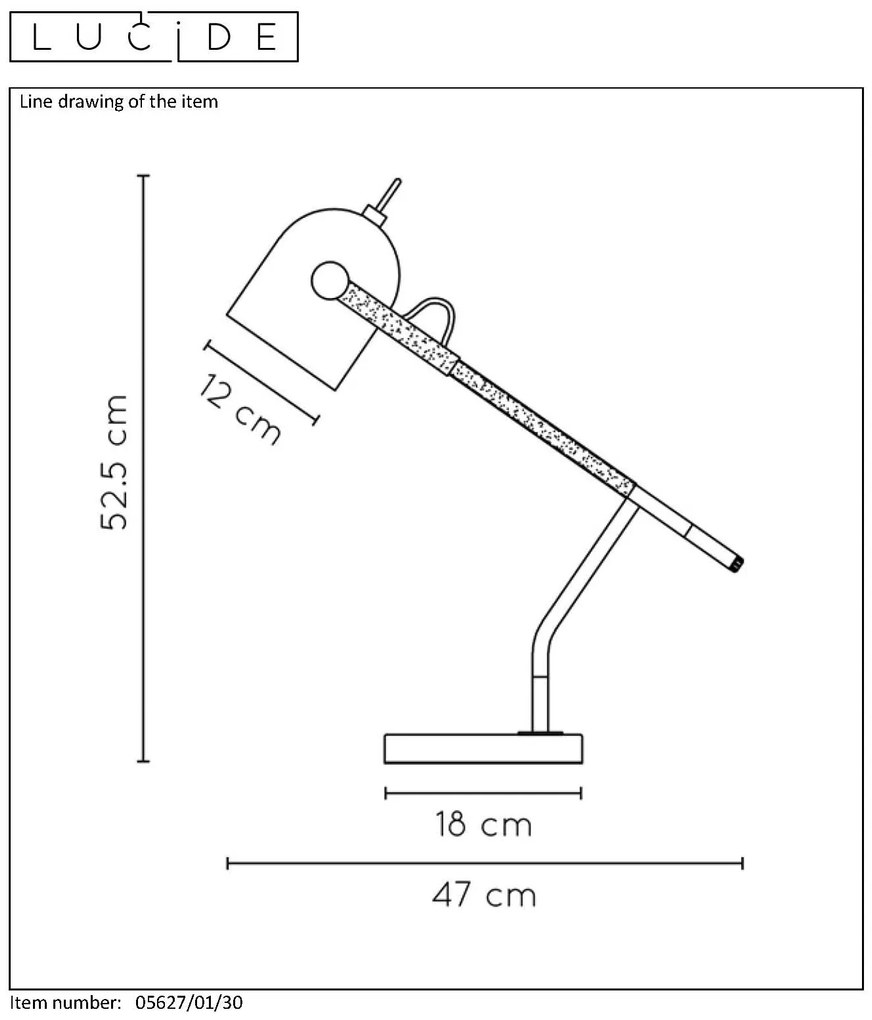 LUCIDE Stolní lampa WAILON