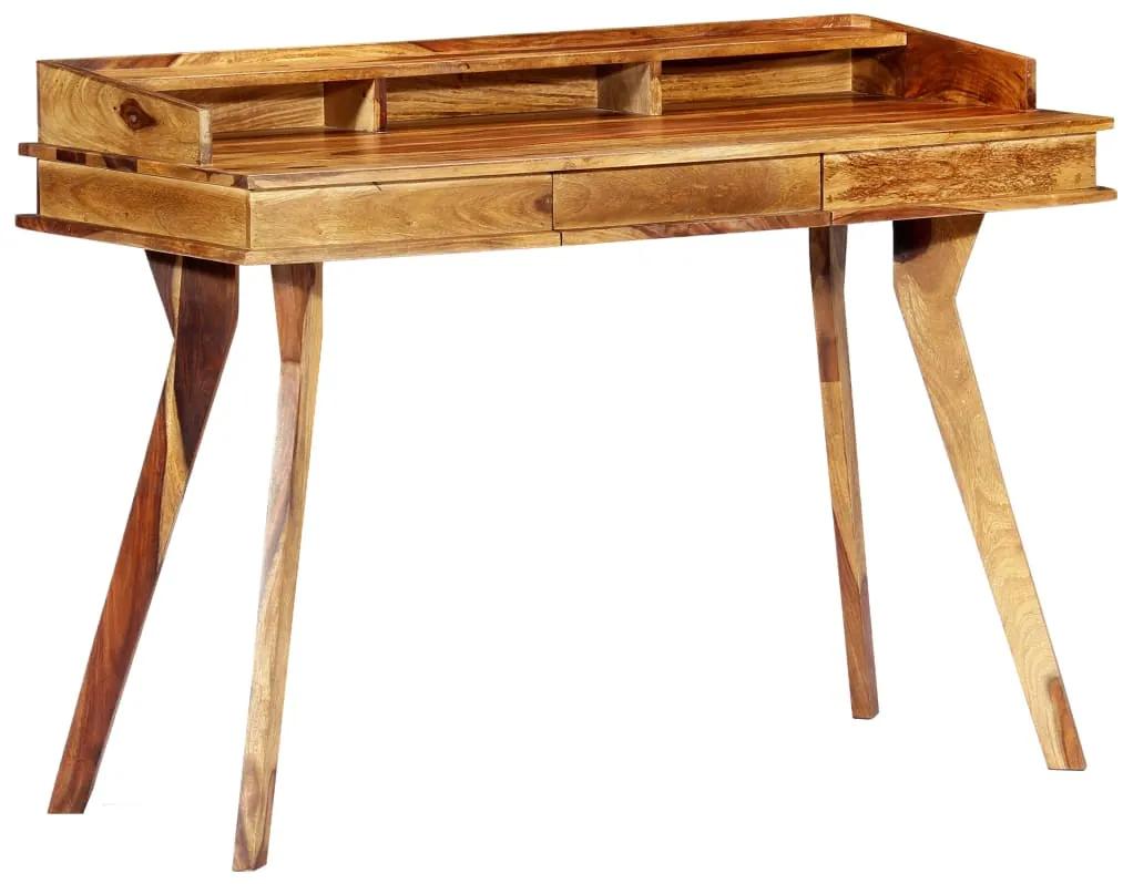 Psací stůl 115 x 50 x 58 cm masivní sheeshamové dřevo,  248001