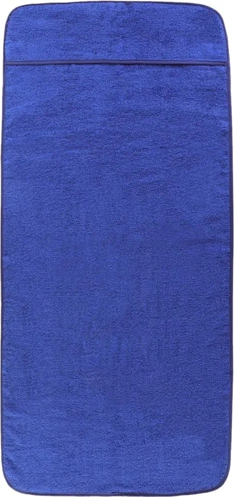 Plážové osušky 6 ks královsky modré 60 x 135 cm textil 400 GSM 3157059