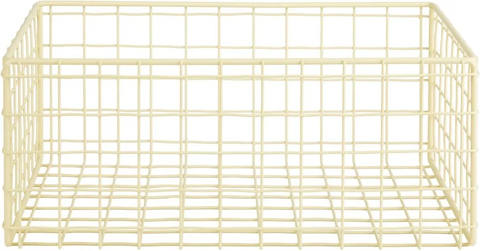 DEPOSIT Úložný kovový koš 30 x 20 cm - žlutá