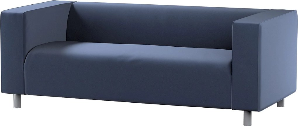 Potah na pohovku IKEA Klippan 2-místná barva tmavě modrá látka sametová