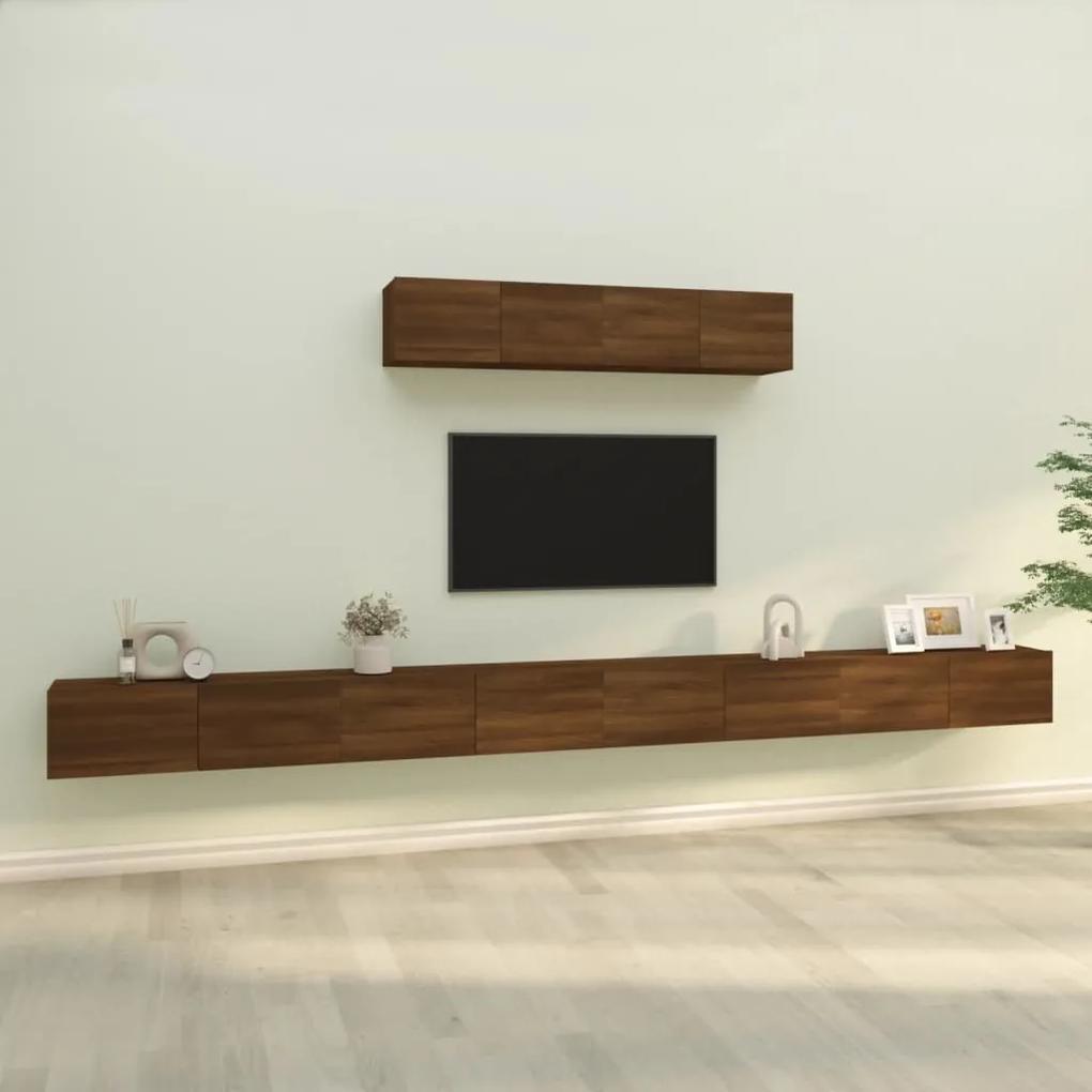 vidaXL 6dílný set TV skříněk kompozitní dřevo [3114611] Barva: šedá sonoma