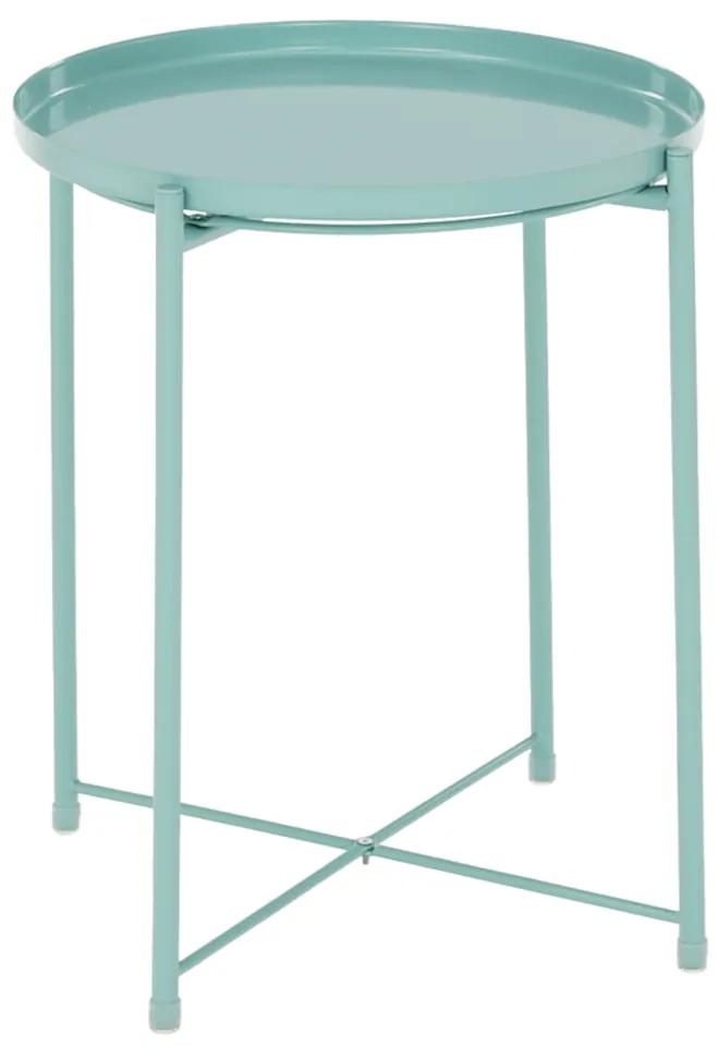 Mentolový příruční stolek TRIDER s odnímatelným tácem
