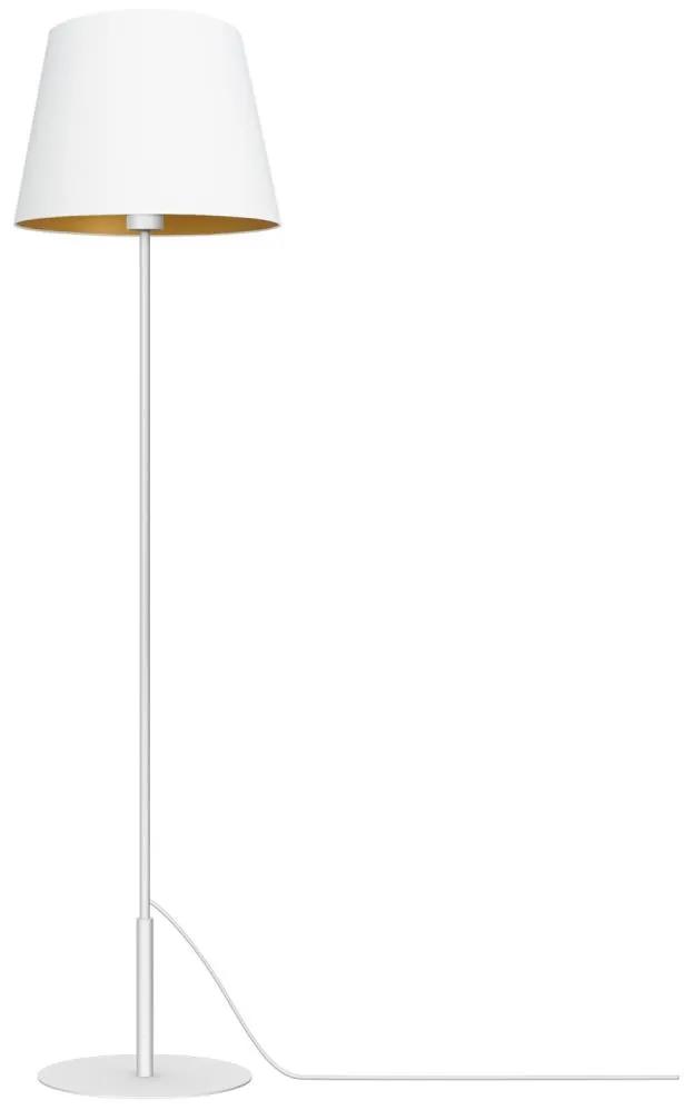 Luminex Stojací lampa ARDEN 1xE27/60W/230V bílá/zlatá LU3459