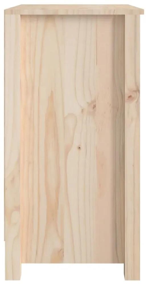 Petromila Knihovna šedá 50x35x68 cm masivní dřevo borovice