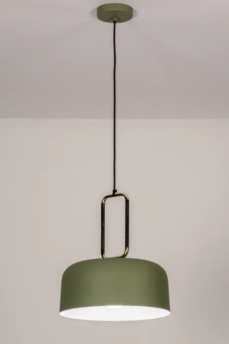 Závěsné svítidlo nad stůl Gordon Olive Green