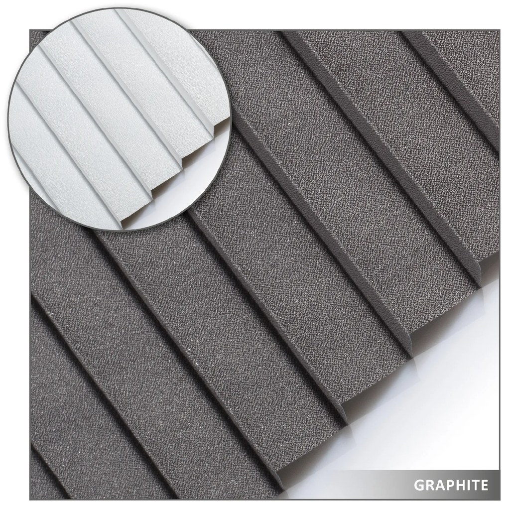 Plisa Zatemňující plisovaná roleta Graphite 32 cm x volitelná výška