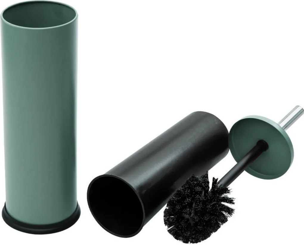 WC štětka Classic Matte, mátová/s chromovými prvky