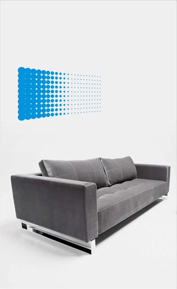 WALLVINIL Samolepky na zeď - Wind Barva: Modrá světlá, Velikost: 31x60 cm, Pravá / Levá: Levá (dekorace směřuje/dívá se doleva)