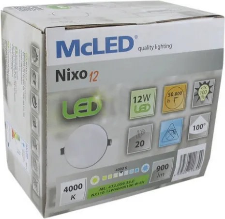 LED podhledové svítidlo McLED NIXO 12W 4000K neutrální bílá ML-412.059.33.0
