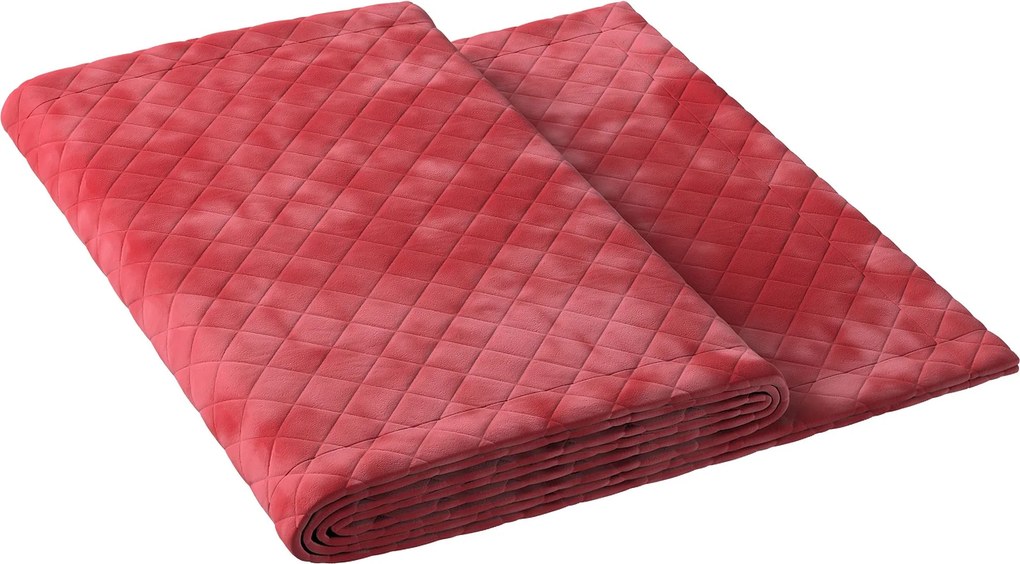 Hotelový přehoz – běhoun Velvet 60x200 cm barva červená látka lesklé, sametová