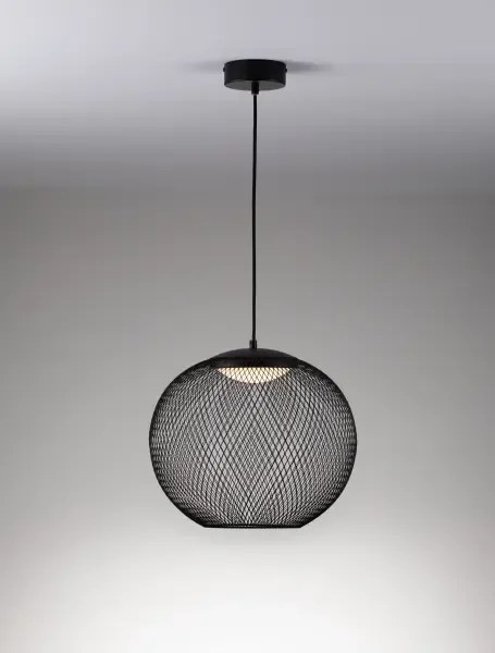 LED černá designová svítilna Kinetic 164