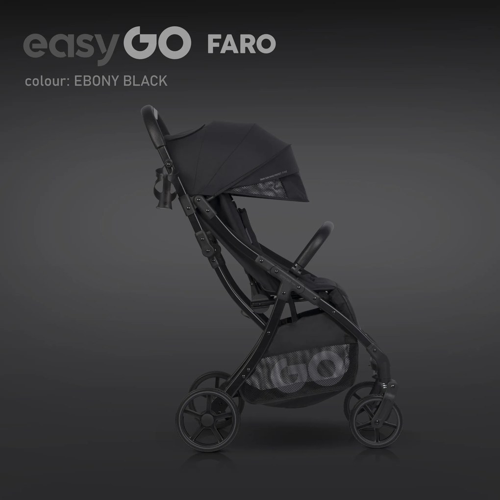 Sportovní kočárek EasyGo Faro Ebony Black