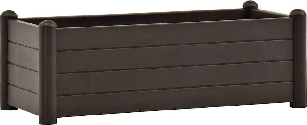 Vyvýšený záhon PP moka 100 x 43 x 35 cm 313976