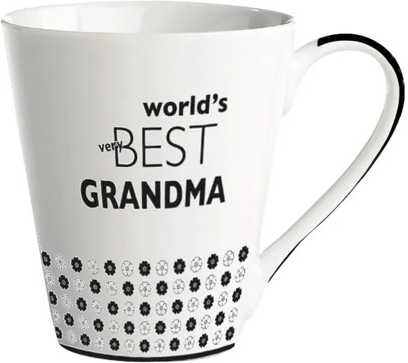 Porcelánový hrnek KJ Collection World’s Best Grandma, 300 ml
