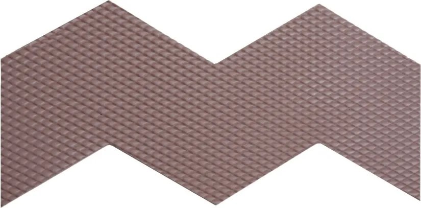 Ochrana stěn ZIG ZAG - 42,5 x 13,6 cm 70 Hnědá