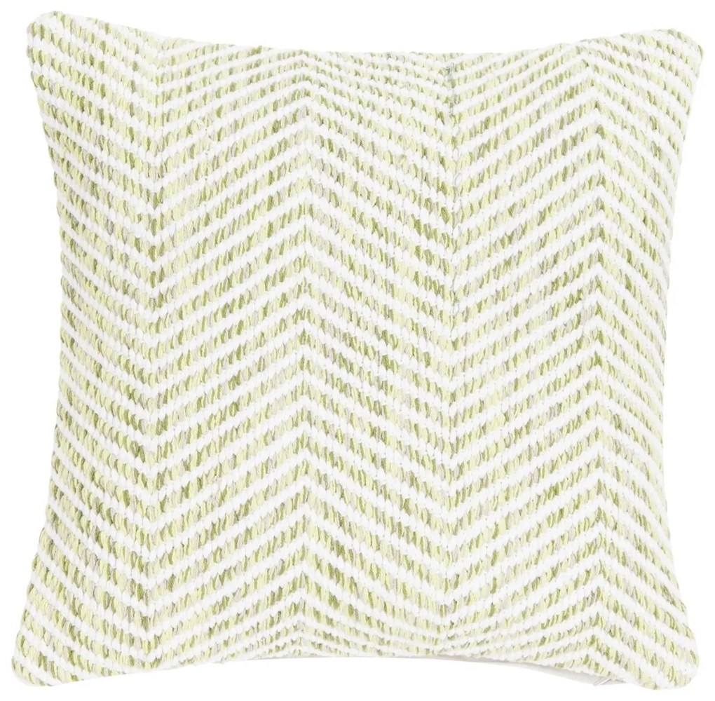 Design2 Polštář MELANGE ZIGZAG 45x45 zelený