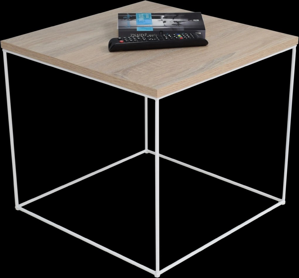 ADRK Furniture Konferenční stolek ELENA 50x50 CT-ELE-W-S